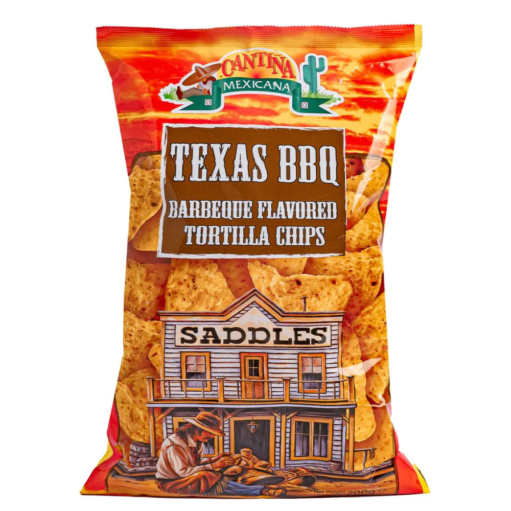 Cantina Mexicana Texas BBQ Tortilla Chips, BBQ nachos, 200 gr — Goisco.com