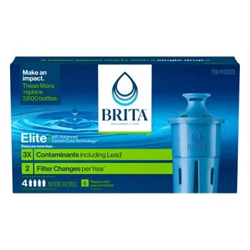 Brita Elite Replacement Water Filter, 4 pcs — Goisco.com