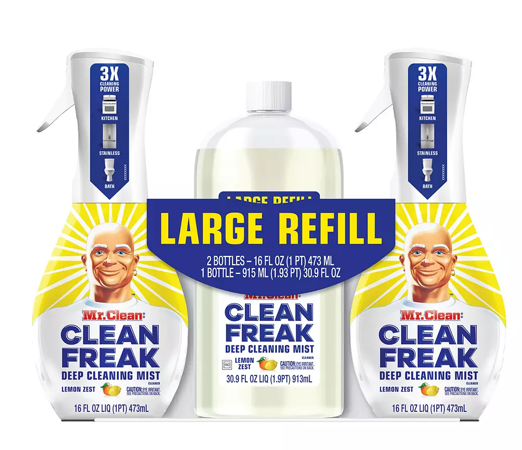 Mr. Clean, Clean Freak Deep Cleaning Mist Multi-Surface Spray With Lem ...