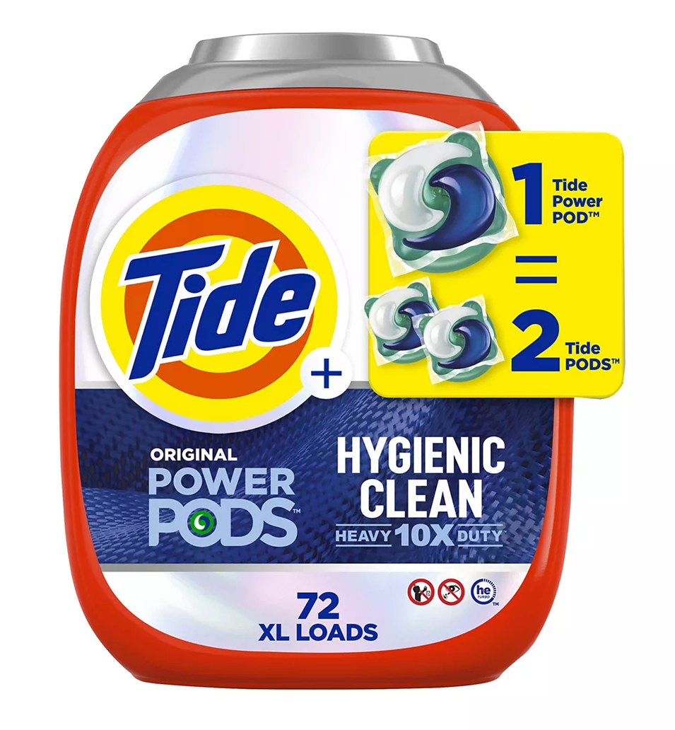 Tide PODS Hygienic Clean Heavy Duty Laundry Detergent Pacs, Original S ...