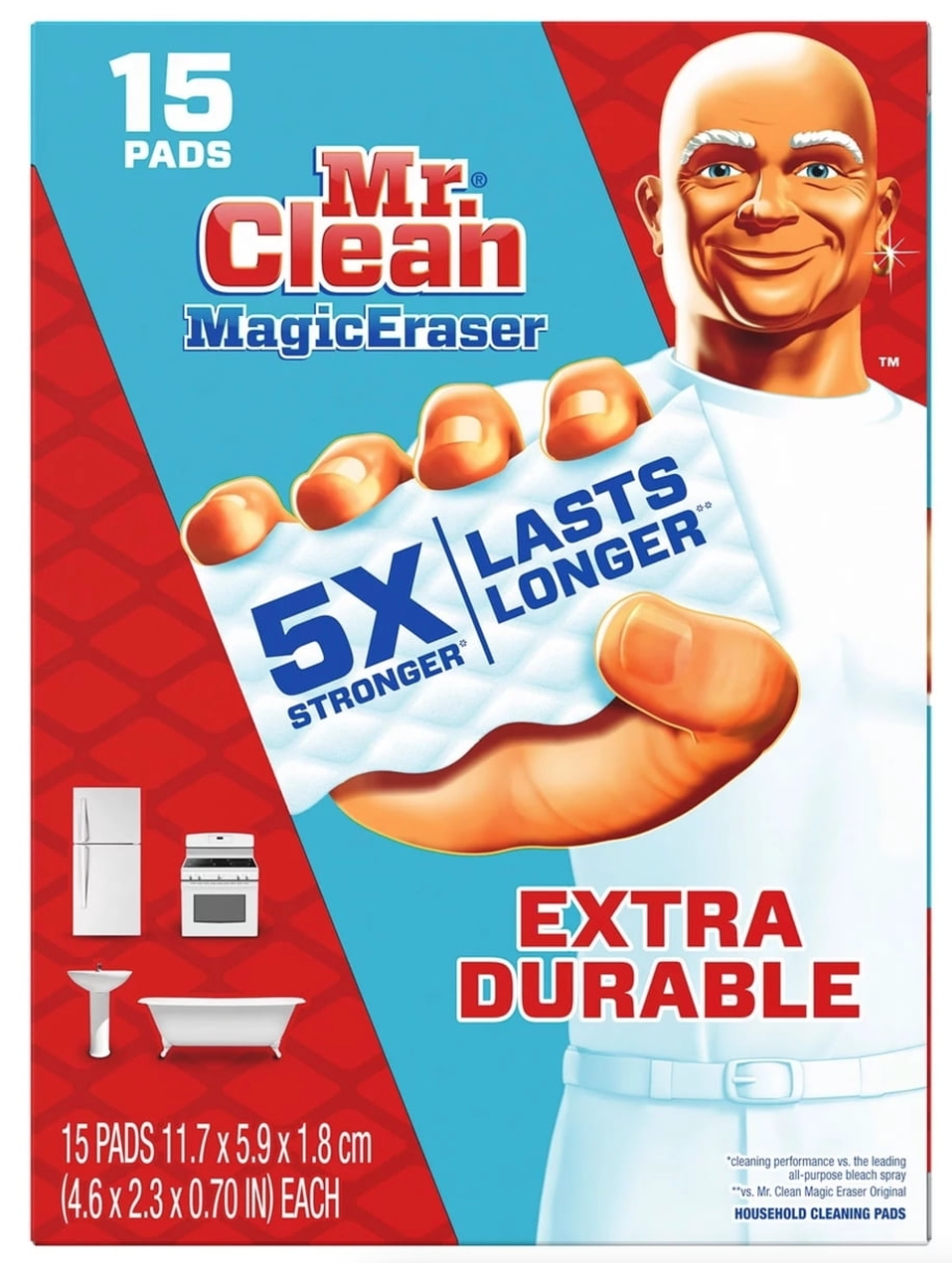 Mr. Clean Magic Eraser Extra Durable Scrubbers , 15 pads — Goisco.com