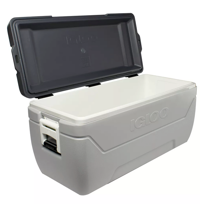 Igloo MaxCold 125-Qt Cooler, Ash Gray/Carbonite, 152 qt — Goisco.com