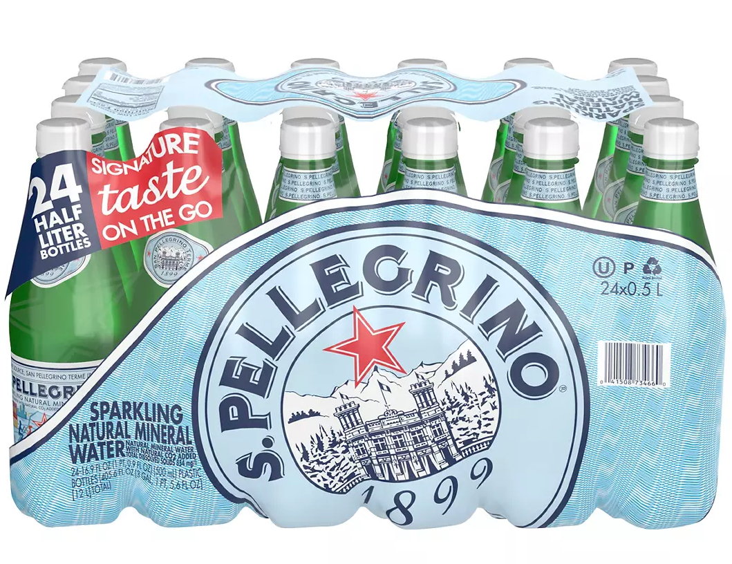 San Pellegrino Sparkling Water, 24-Pack , 25 x 500 ml — Goisco.com
