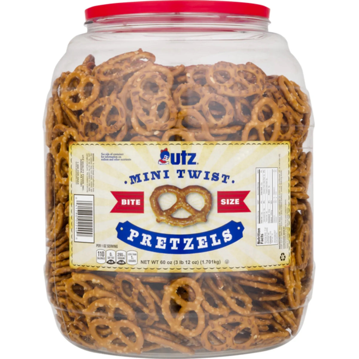 Utz Mini Twist Pretzels, 60 oz — Goisco.com
