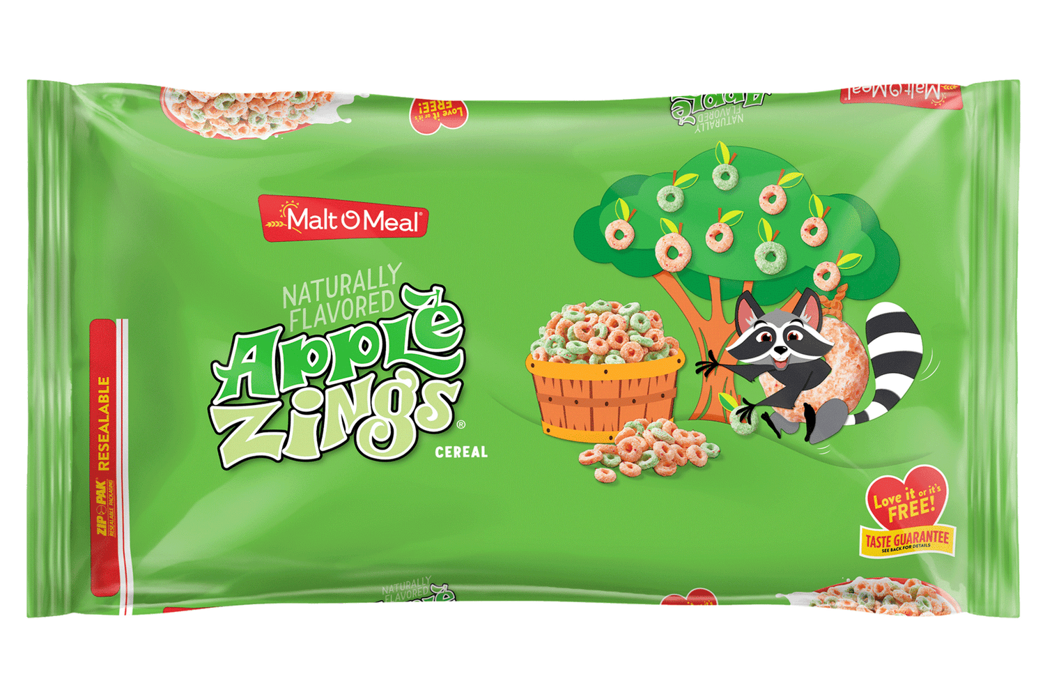 Malt-O Meal Apple Zings Breakfast Cereal, Super Size Bulk Bagged Cerea ...