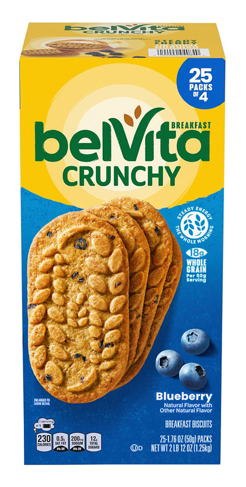 Belvita Breakfast Blueberry Biscuits, 25 ct — Goisco.com