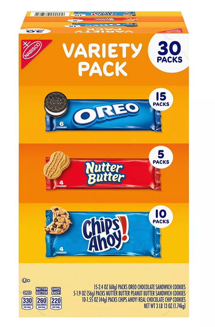 Nabisco Cookies Variety Pack, 30-Pack , 30 ct — Goisco.com
