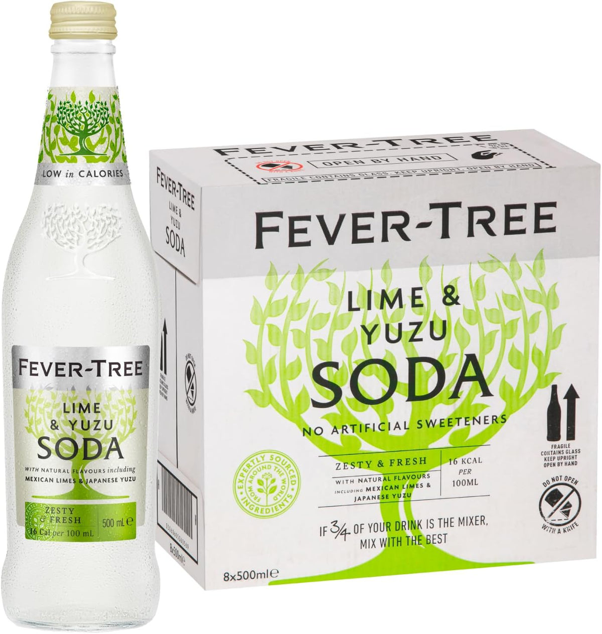 Fever Tree Mexican Lime Soda, 500ML — Goisco.com