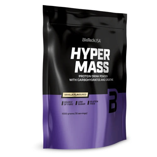 BiotechUSA Hyper Mass Protein Drink Powder, Vanilla Flavoured , 1 kg ...