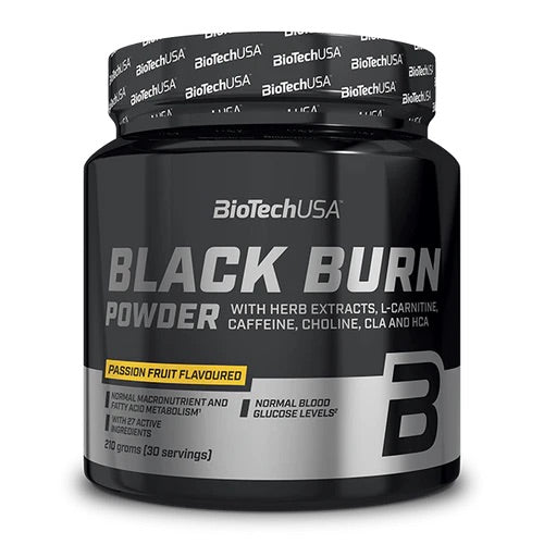 BiotechUSA Black Burn Powder, Advanced Thermogenic Formula, Fat Metabo ...