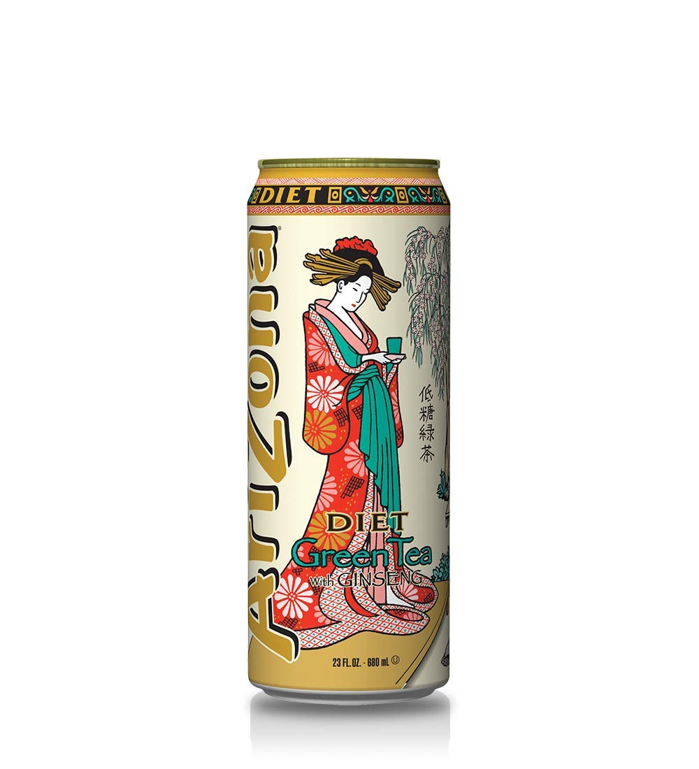 Arizona Diet Green Tea with Ginseng and Honey, 22 oz — Goisco.com