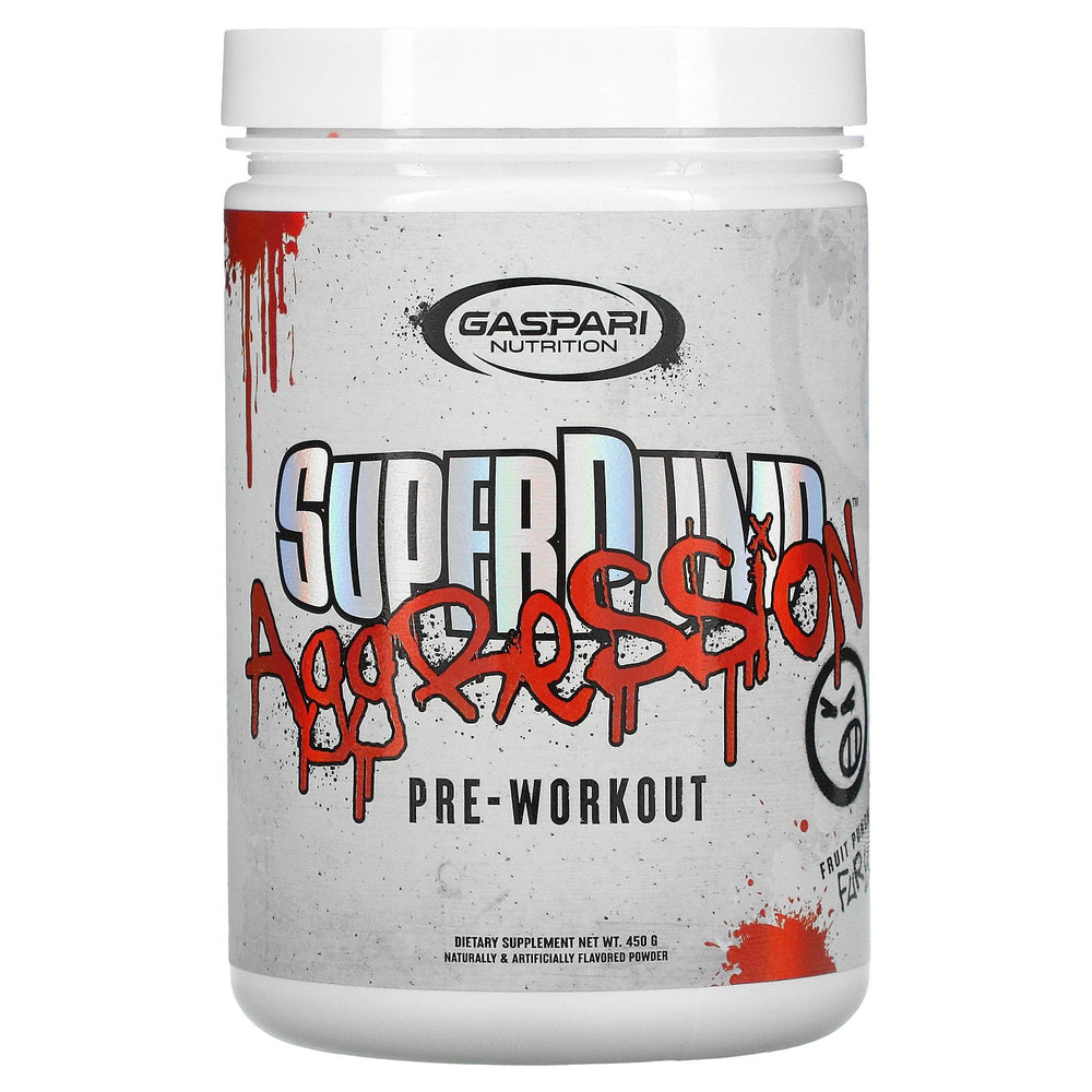 Gaspari Nutrition SuperPump Aggression Pre-Workout, Fruit Punch Fury F ...