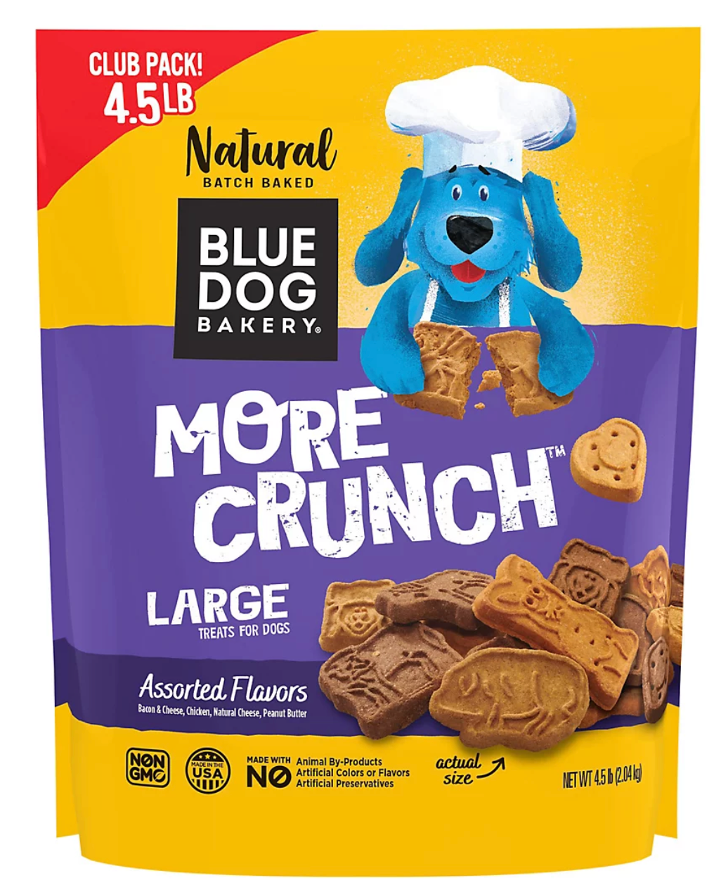 Blue Dog Bakery More Crunch Dog Treats, 4.5 lbs — Goisco.com
