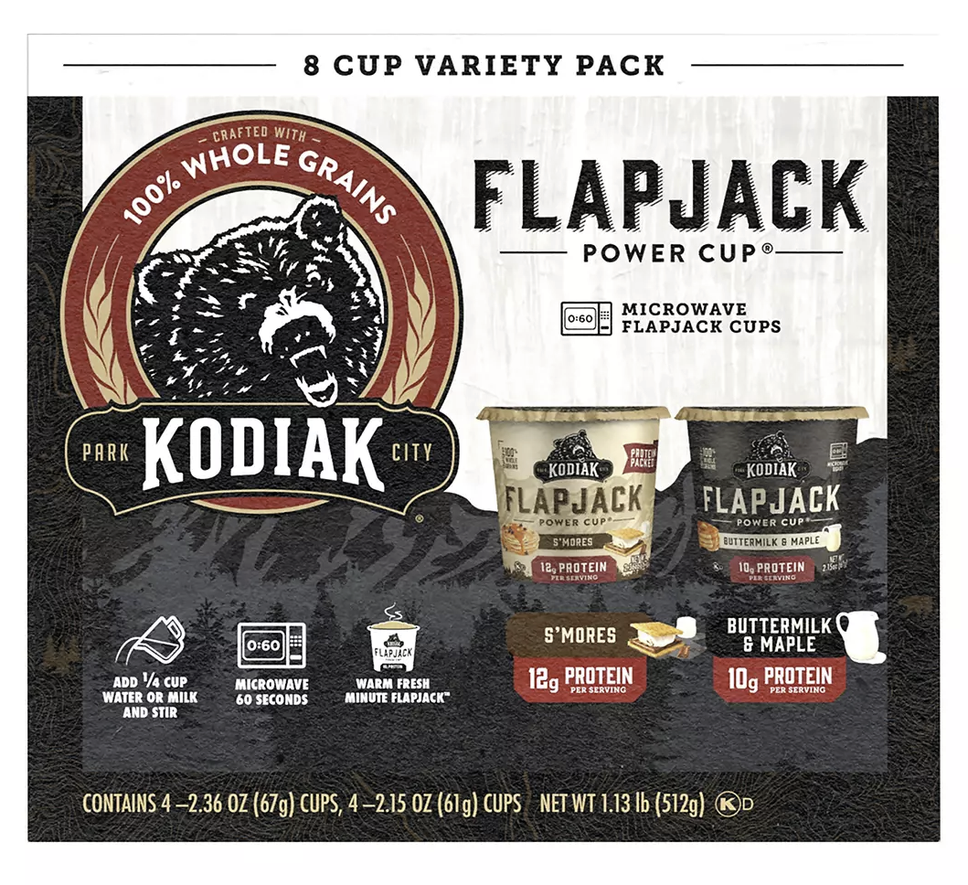 Kodiak Flapjack Power Cup, Variety Pack , 8 ct — Goisco.com