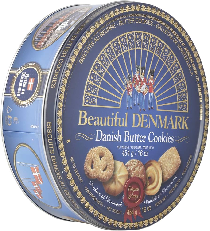 Beautiful Denmark Danish Butter Cookies ,16oz — Goisco.com