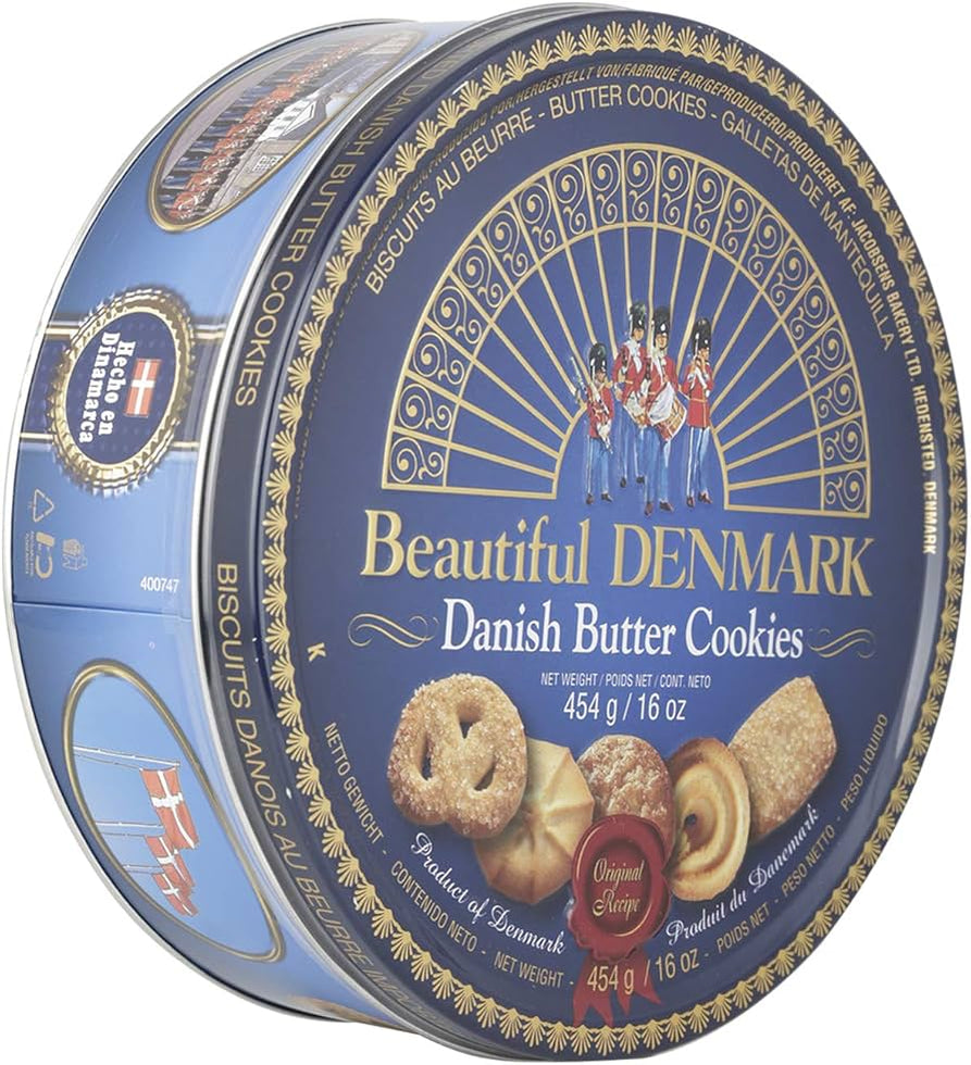 Beautiful Denmark Danish Butter Cookies ,16oz — Goisco.com