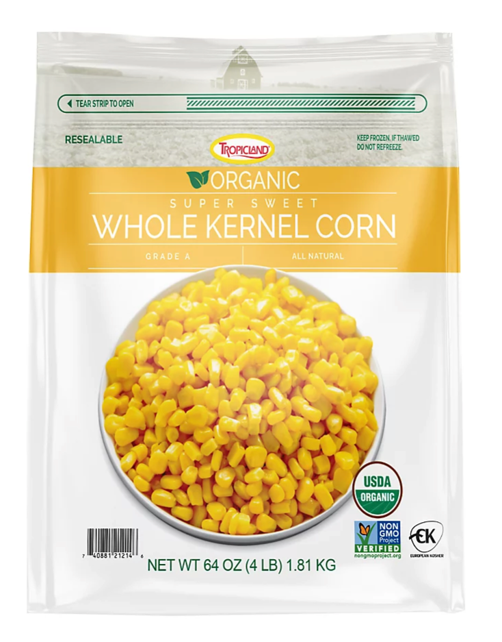 Tropicland Organic Corn, 4 lbs — Goisco.com