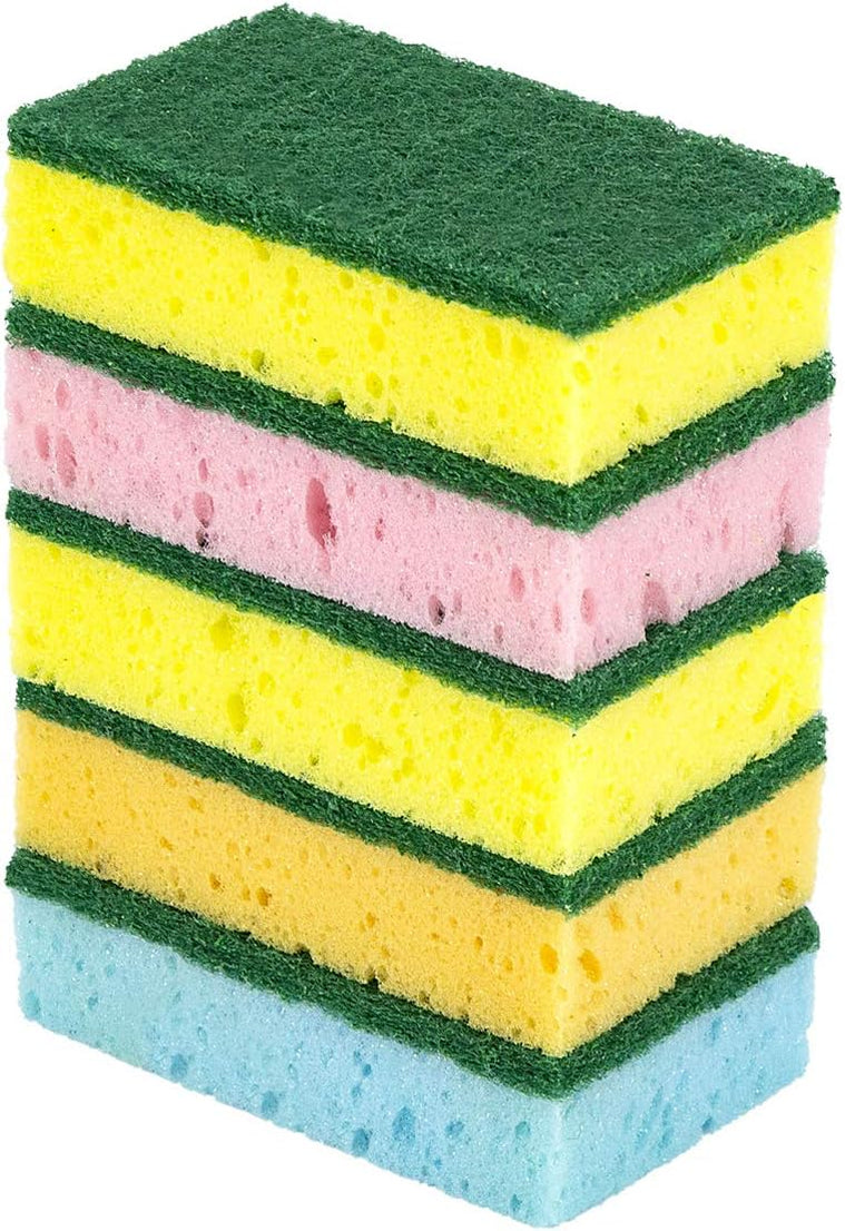 Pine-Sol Heavy Duty Sponge with Scrubber & Dual-Sided, Easily Cleans ...