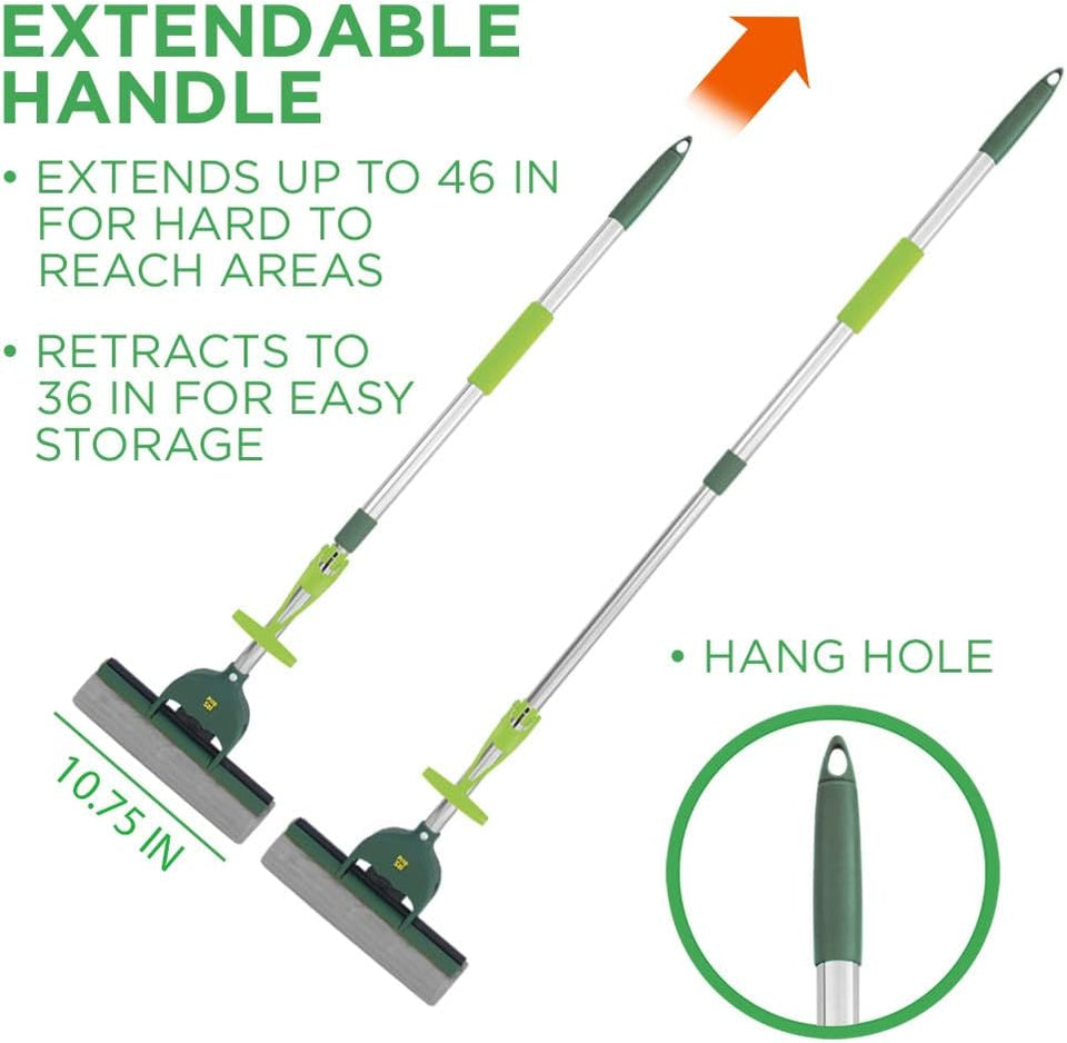 Pine-Sol PVA Sponge Roller Mop, Self Wringing Easy Squeeze for Wet Mop ...