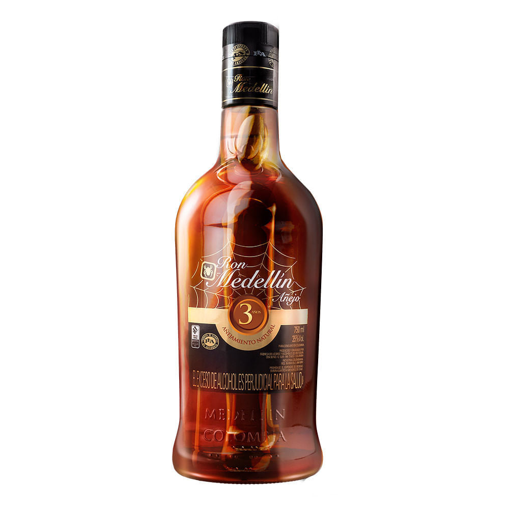 Ron Medellin 3 Years Rum , 750 ml — Goisco.com