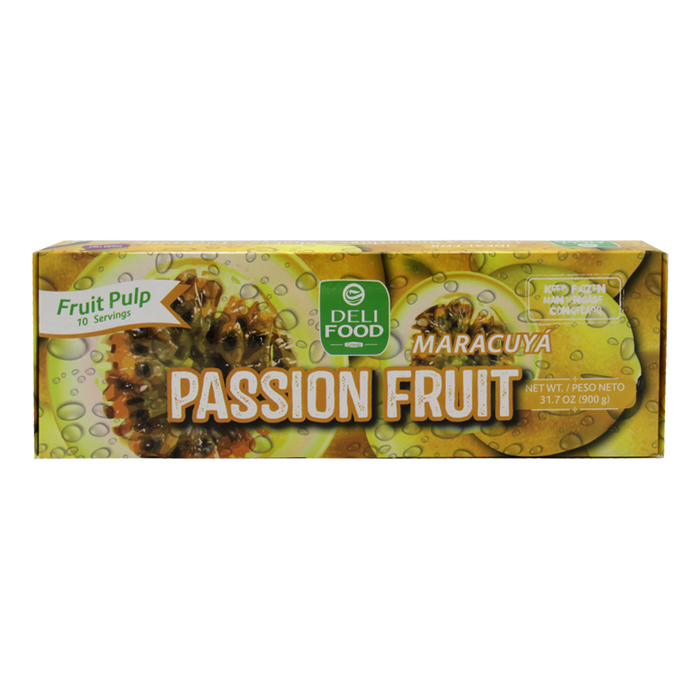 Deli Food Frozen Passion Fruit/Maracuya Pulp Pouch , 900 gr — Goisco.com