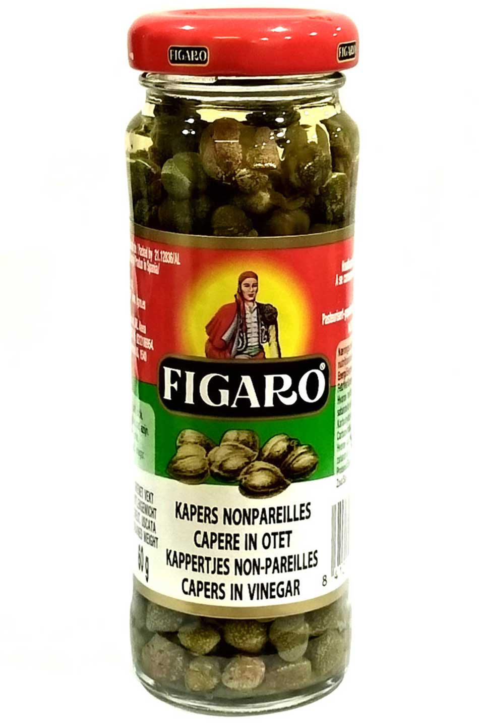 Figaro Capers In Vinegar, 100 Grams, 100 gr — Goisco.com