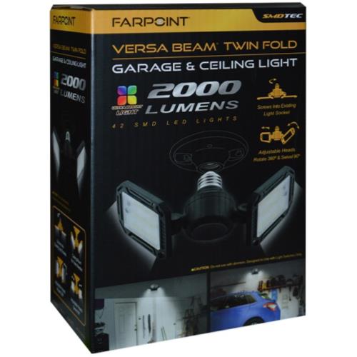 Farpoint Garage & Ceiling Light, 2000 Lumens , 1 pc — Goisco.com