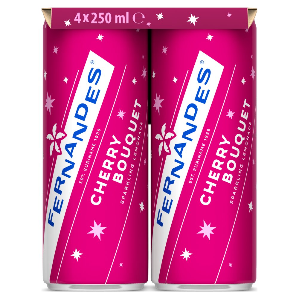 Fernandes Cherry Bouquet Soda , 4 x 25 cl — Goisco.com