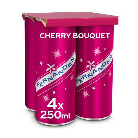 Fernandes Cherry Bouquet Soda , 4 x 25 cl — Goisco.com