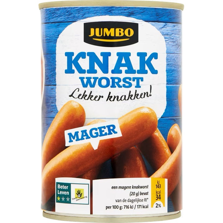 Jumbo Lean Knak Worst , 400 gr — Goisco.com