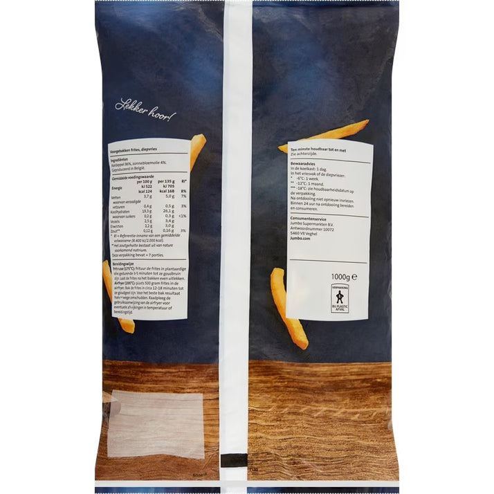 Jumbo Frozen French Fries, 1000 gr — Goisco.com