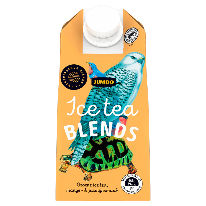 Jumbo Blends Green With Mango & Jasmine Flavor Iced Tea, 500 ml ...