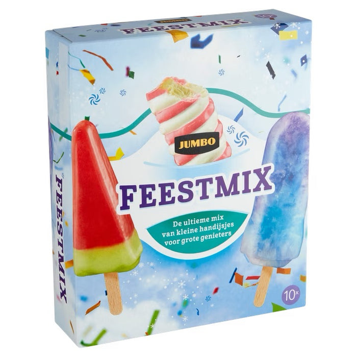 Jumbo Party Mix Ice Lollies, 10 ct — Goisco.com