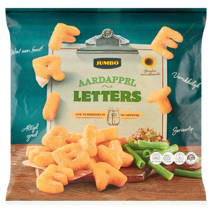 Jumbo Frozen Potato Letters , 606 gr — Goisco.com