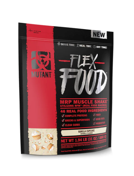 Mutant Flex Food MRP Muscle Shake, Vanilla Cupcake Flavor , 1.94 lbs ...