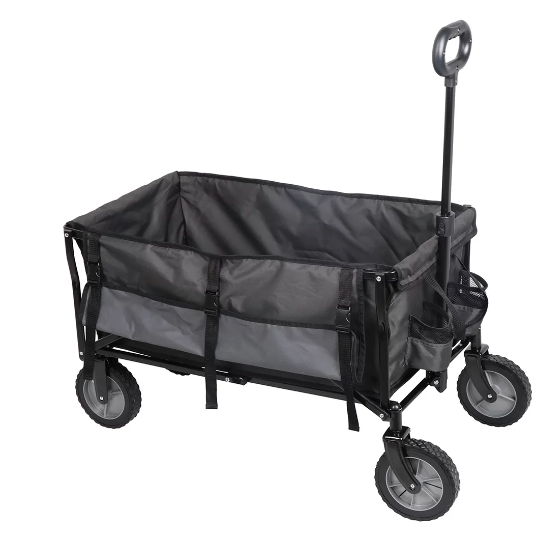 Berkley Jensen Multi-Function Folding Cart, Grey, 1 pc — Goisco.com