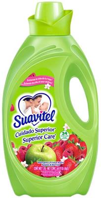 Suavitel Liquid Fabric Softener, Apple & Berries Aroma , 64 oz — Goisco.com