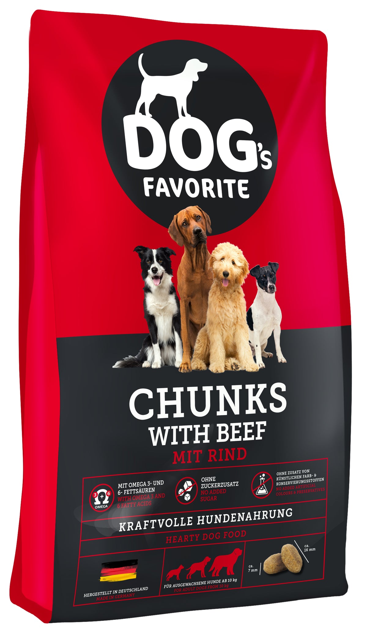 Dog Favorite Chunks With Beef 33 LB — Goisco.com