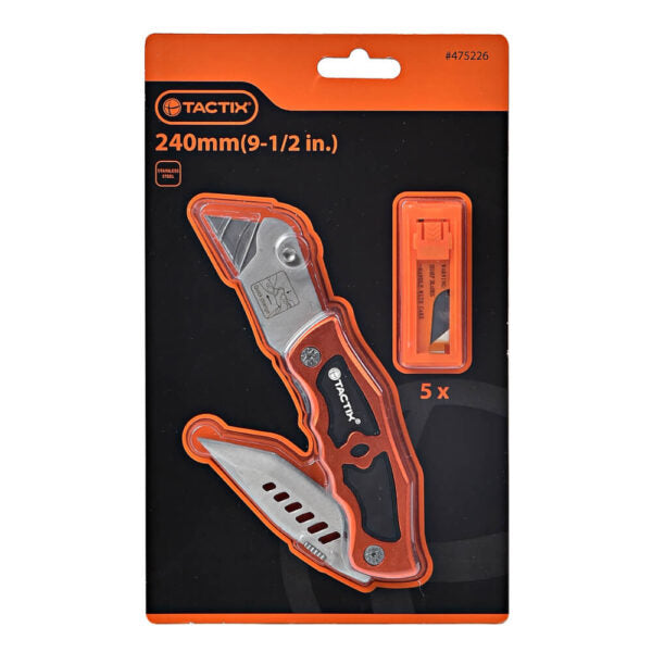 Tactix Dual Head Utility Knife W 5 Blades 475226 — Goisco.com