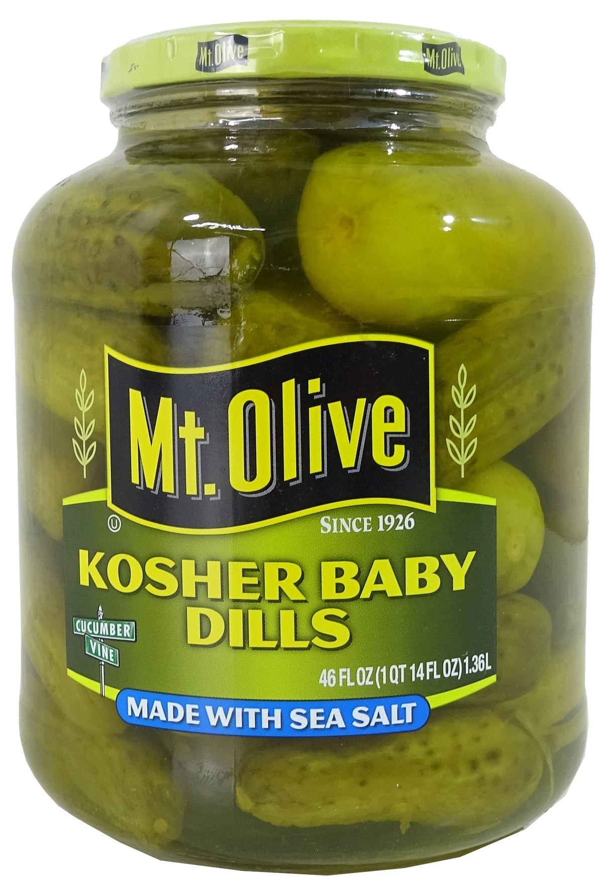 Mt. Olive Kosher Baby Dills, 1,36 L — Goisco.com