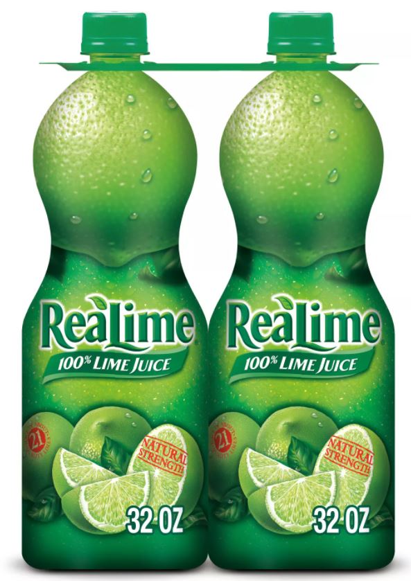ReaLime 100% Lime Juice, 2-Pack , 2 x 32 oz — Goisco.com
