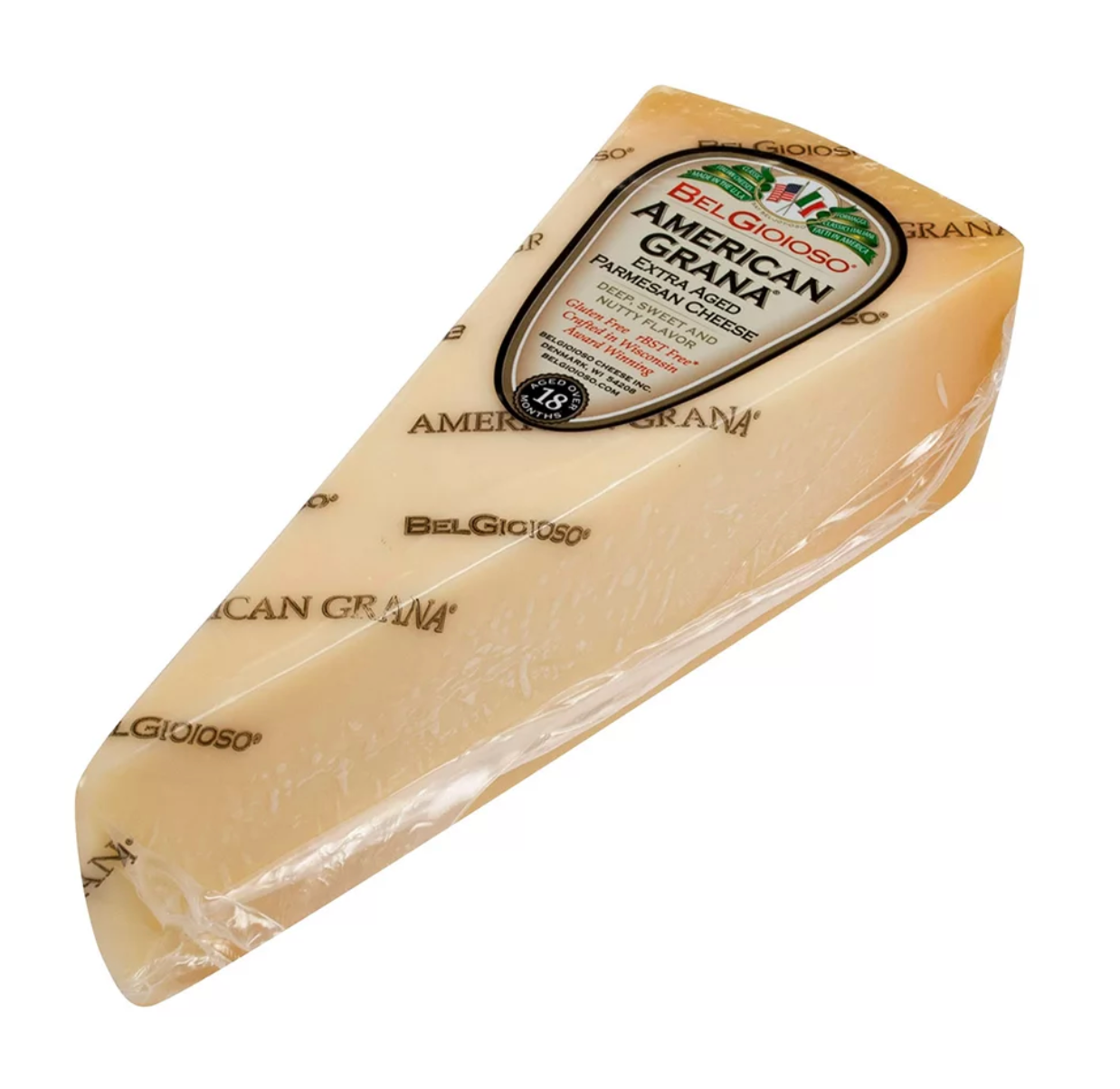 Belgioiso American Grana Parmesan Wedge , 58 oz — Goisco.com
