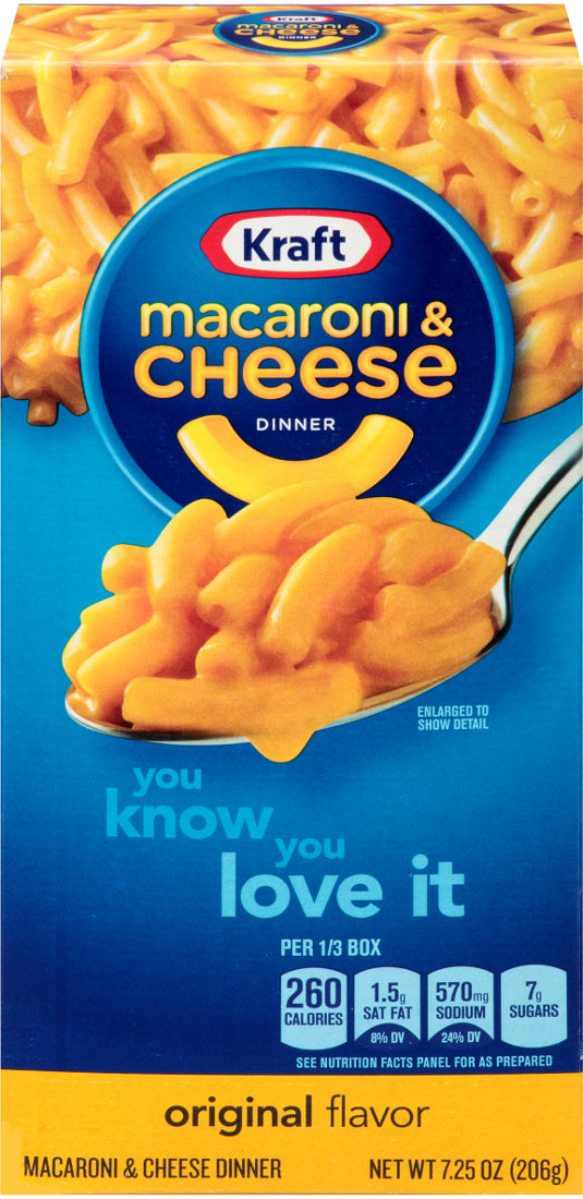 Kraft Macaroni & Cheese, Original Flavor, 7.25 oz — Goisco.com