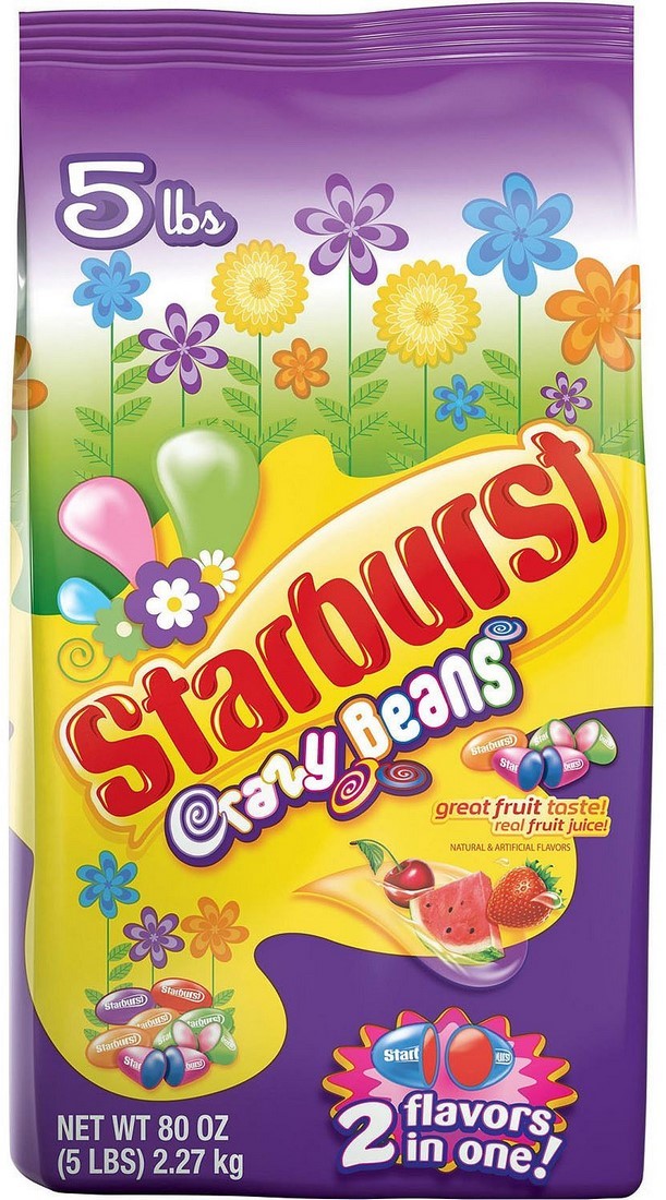 Starburst Crazy Jelly Beans Candy, 5 lbs — Goisco.com
