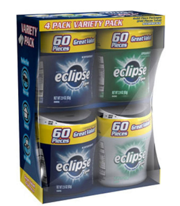 Eclipse Gum Bottles, Variety Pack, 4 ct — Goisco.com