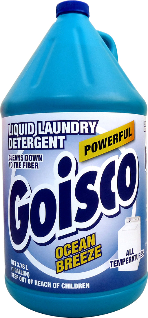 Goisco Liquid Laundry Detergent, Ocean Breeze, 1 gal — Goisco.com