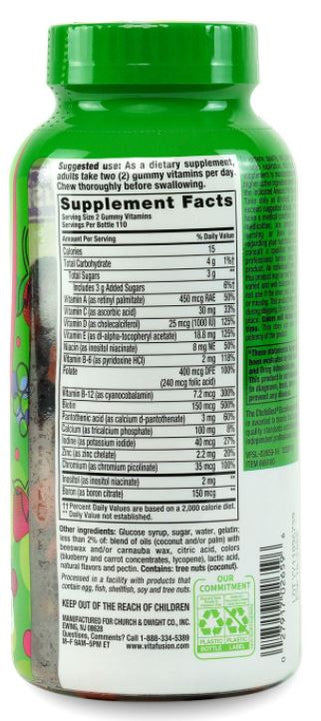 Vitafusion Women's Multivitamin Chewable Gummies , 220 ct — Goisco.com