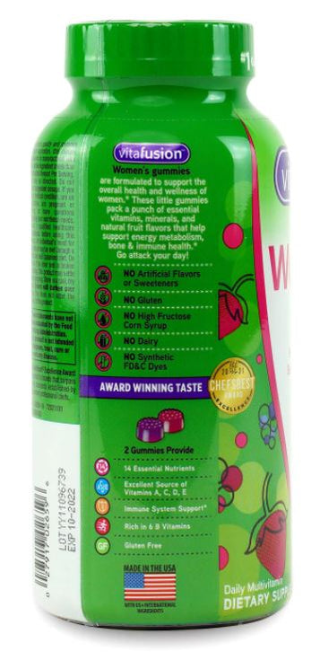 Vitafusion Women's Multivitamin Chewable Gummies , 220 ct — Goisco.com