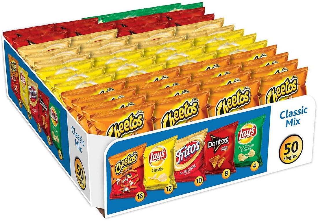 Frito Lay Classic Mix, Variety Pack, 50 x 1 oz — Goisco.com