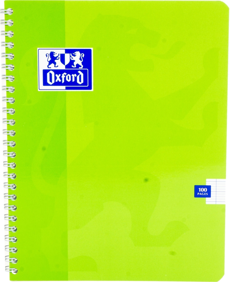 Oxford Wirebound Notebook, 100 sheets — Goisco.com